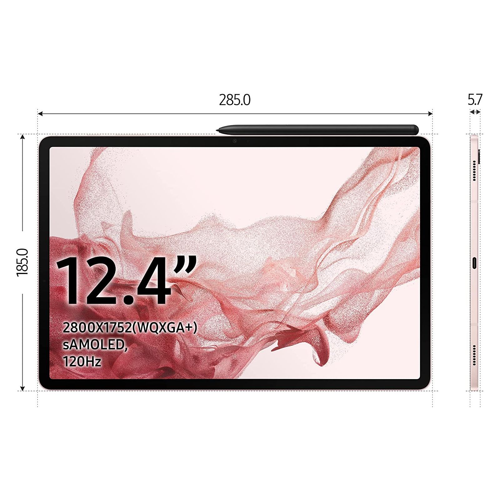 Tablet Samsung Galaxy Tab S8 X806 12 4 5g 8gb Ram 256gb Rosa Gold